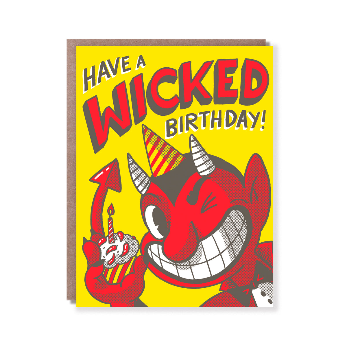Birthday Devil Greeting Card – Hello!Lucky