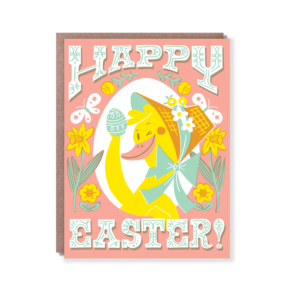 Happy Easter Duck Greeting Card – Hello!Lucky