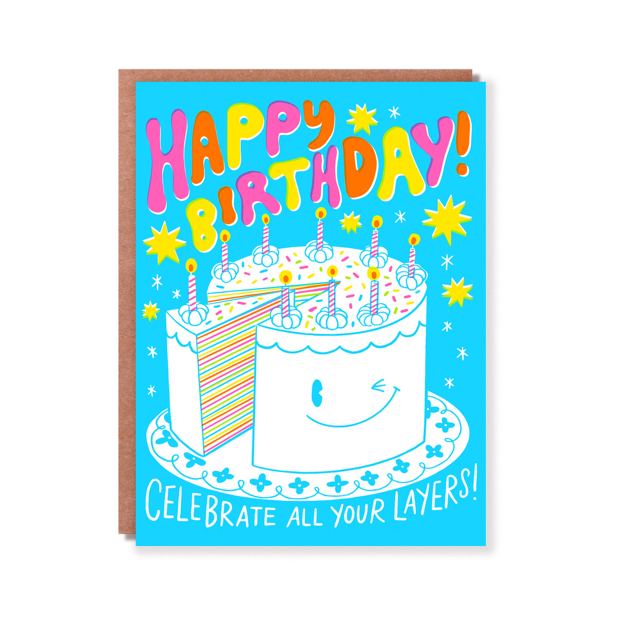 Layered Cake Greeting Card – Hello!Lucky