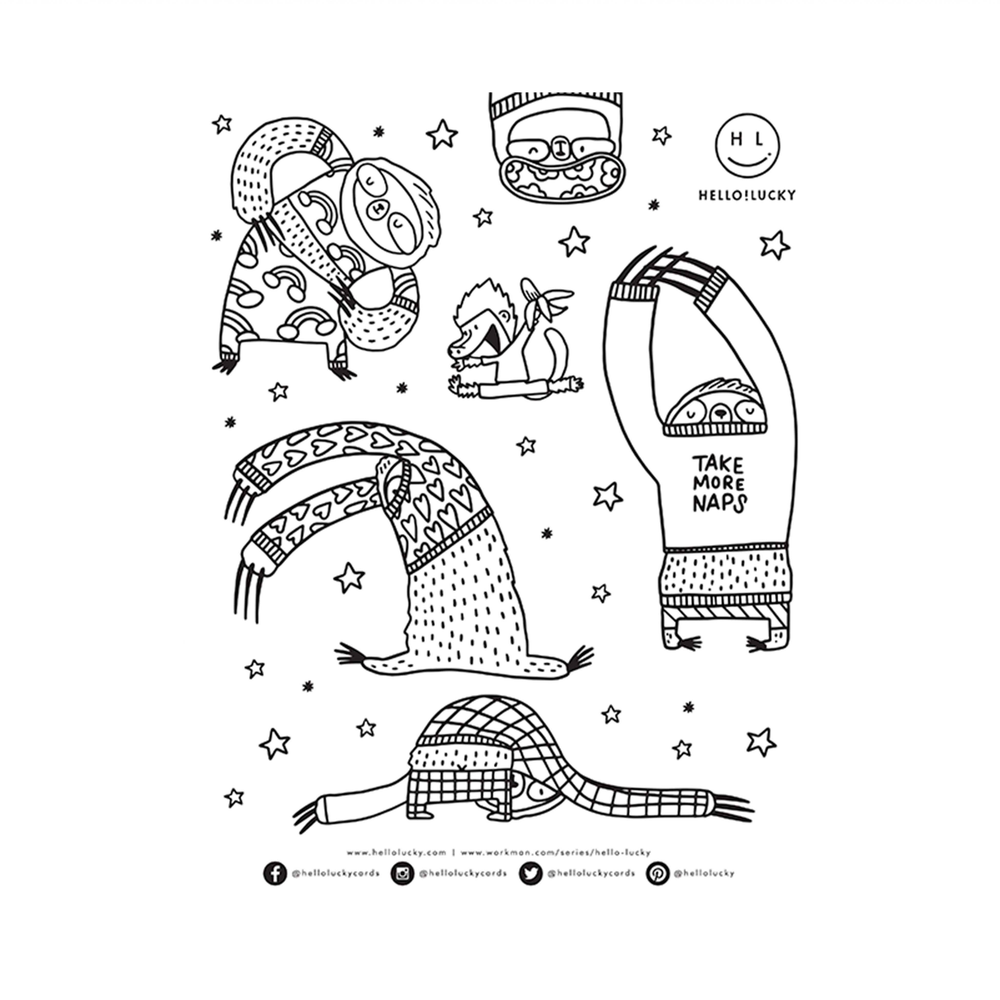 Lucky Coloring Pages