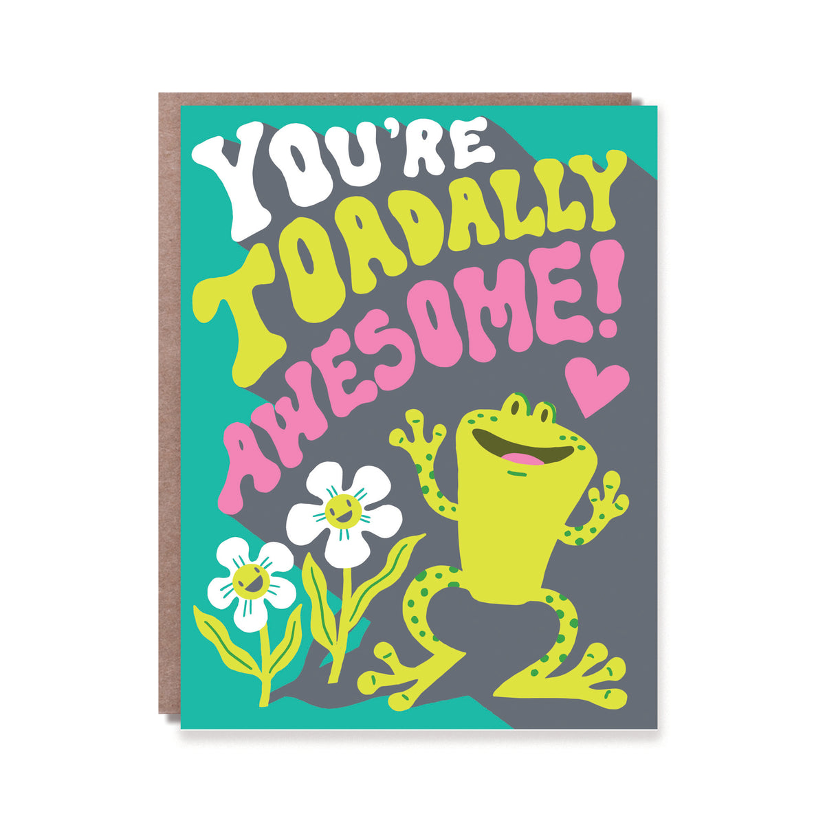 Toadally Awesome Greeting Card – Hello!Lucky