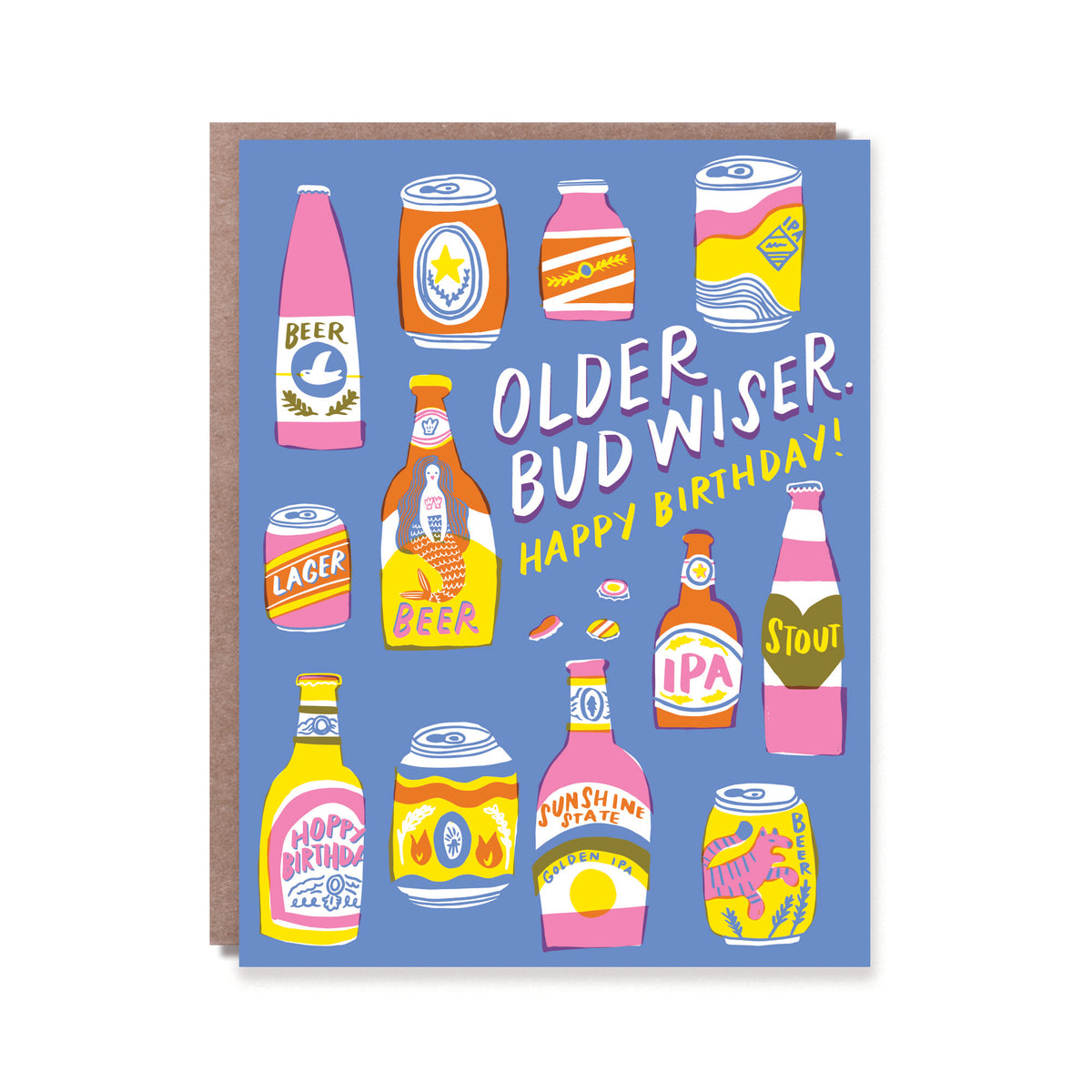 Birthday Beer Pun Greeting Card – Hello!Lucky