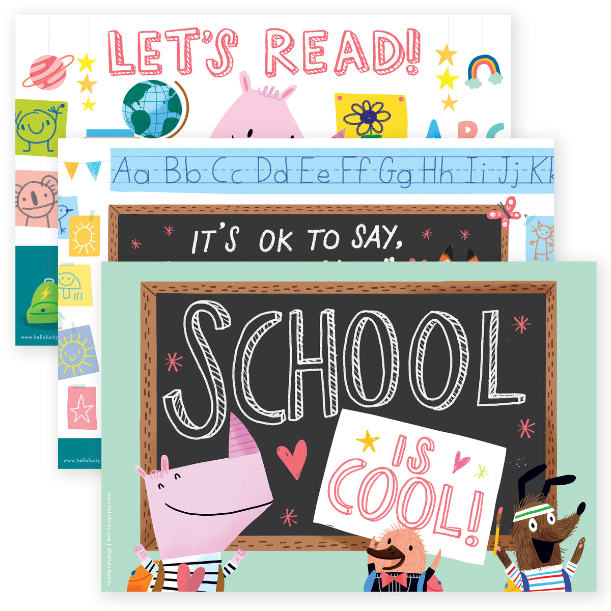 School is Cool! Digital Download Poster Bundle – Hello!Lucky
